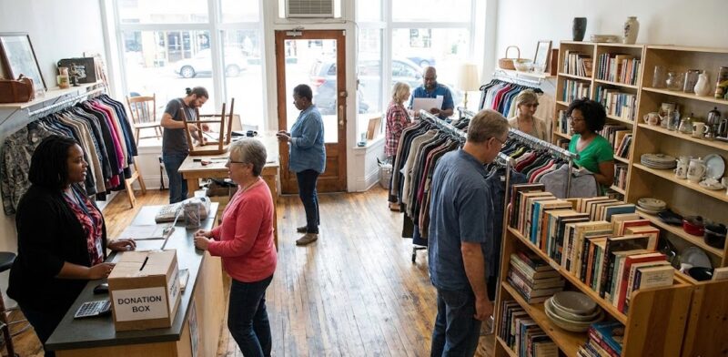 How Thrift Stores Help Build Circular Communities - Red Racks Thrift Stores